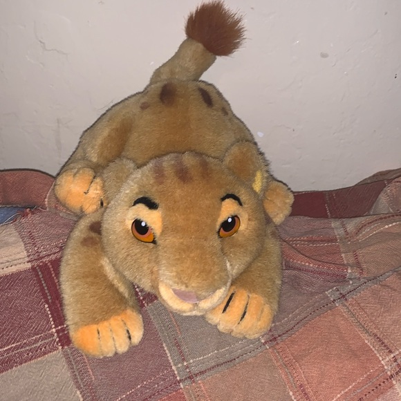 Toys | Disney Vintage 199s Baby Simba Plush Stuffed Toy The Lion King ...